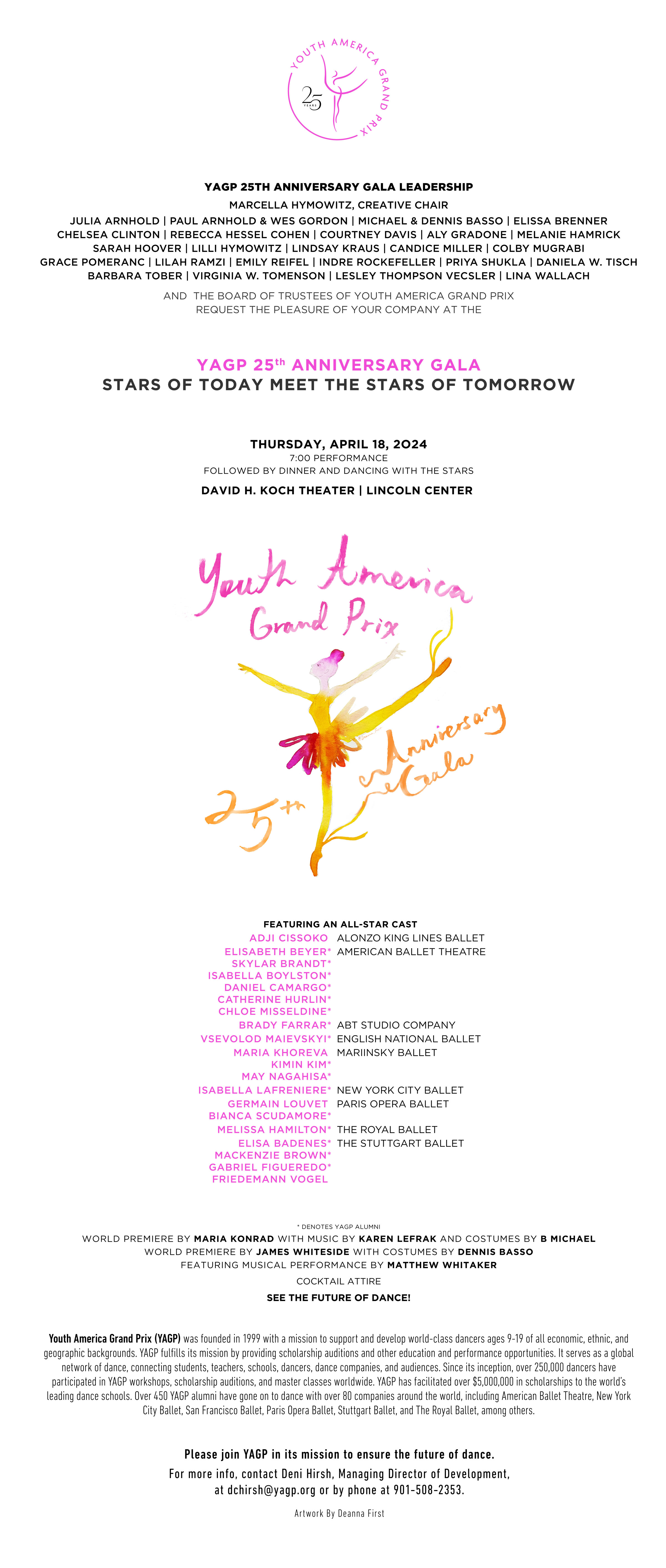 YAGP 25th ANNIVERSARY GALA (April 18, 2024) - Ballet Competition