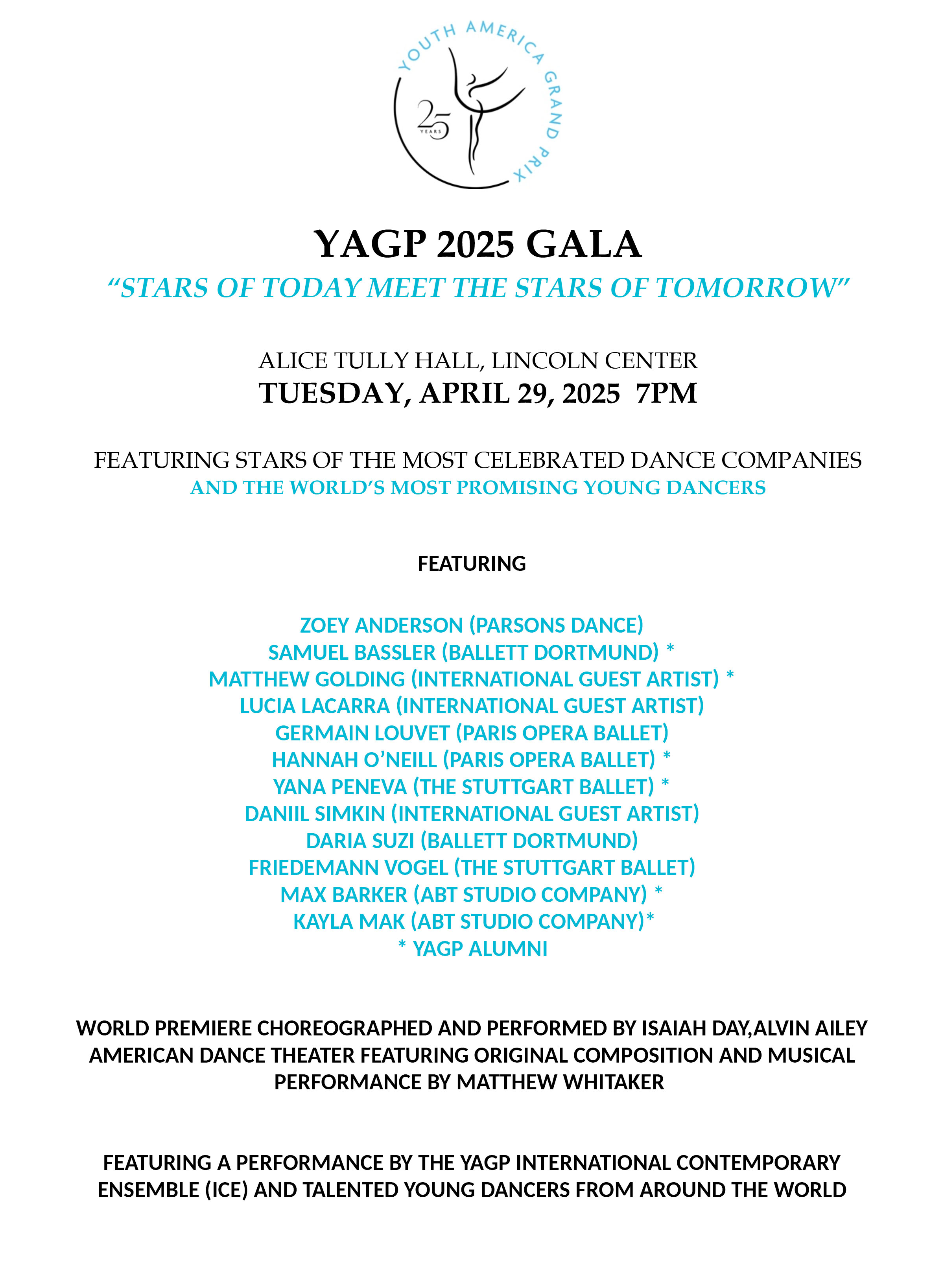 YAGP 2025 Gala